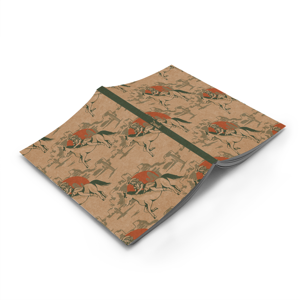 Pretty Cowgirl Classic Layflat Notebook | Denik