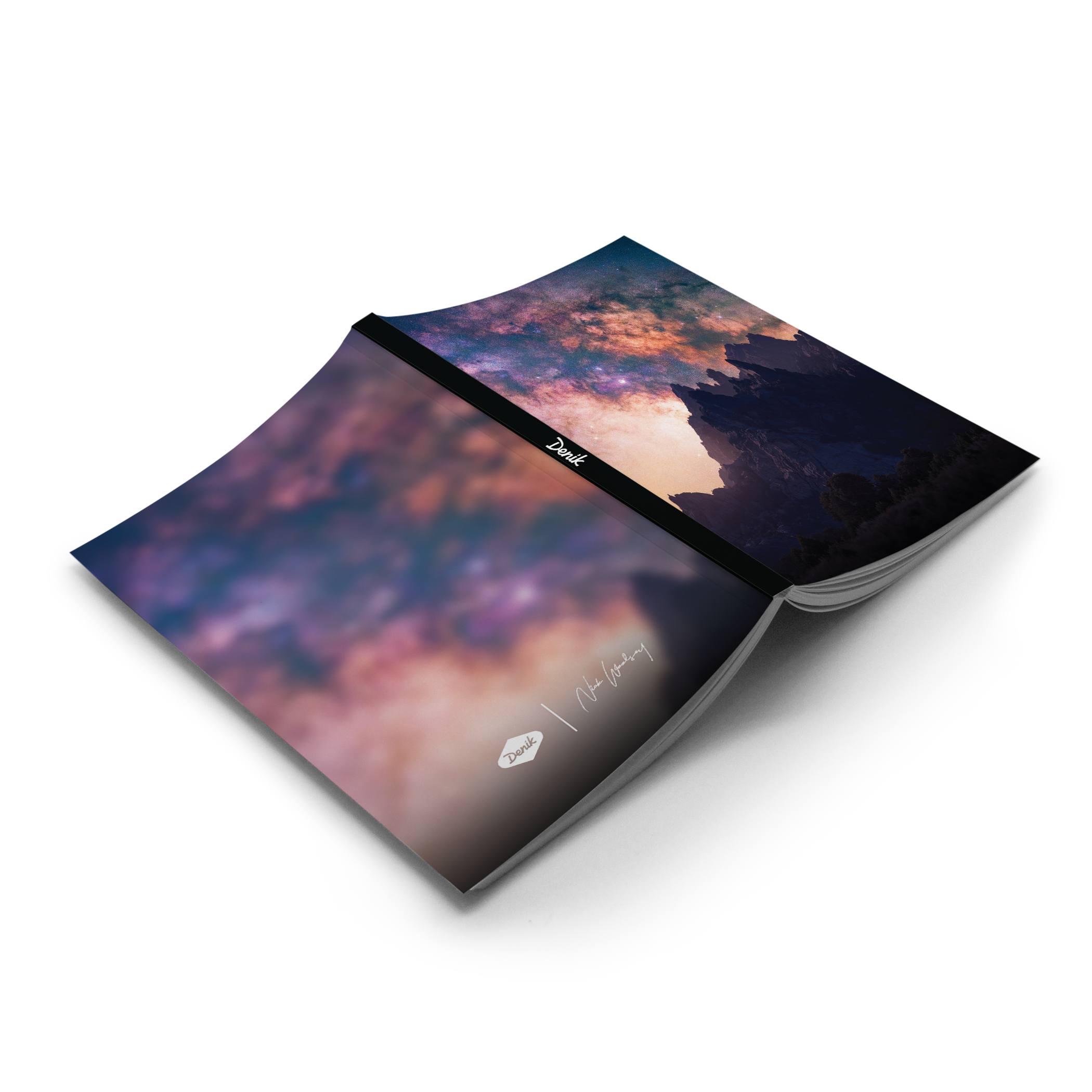 Heavenly Heights Classic Layflat Notebook | Denik