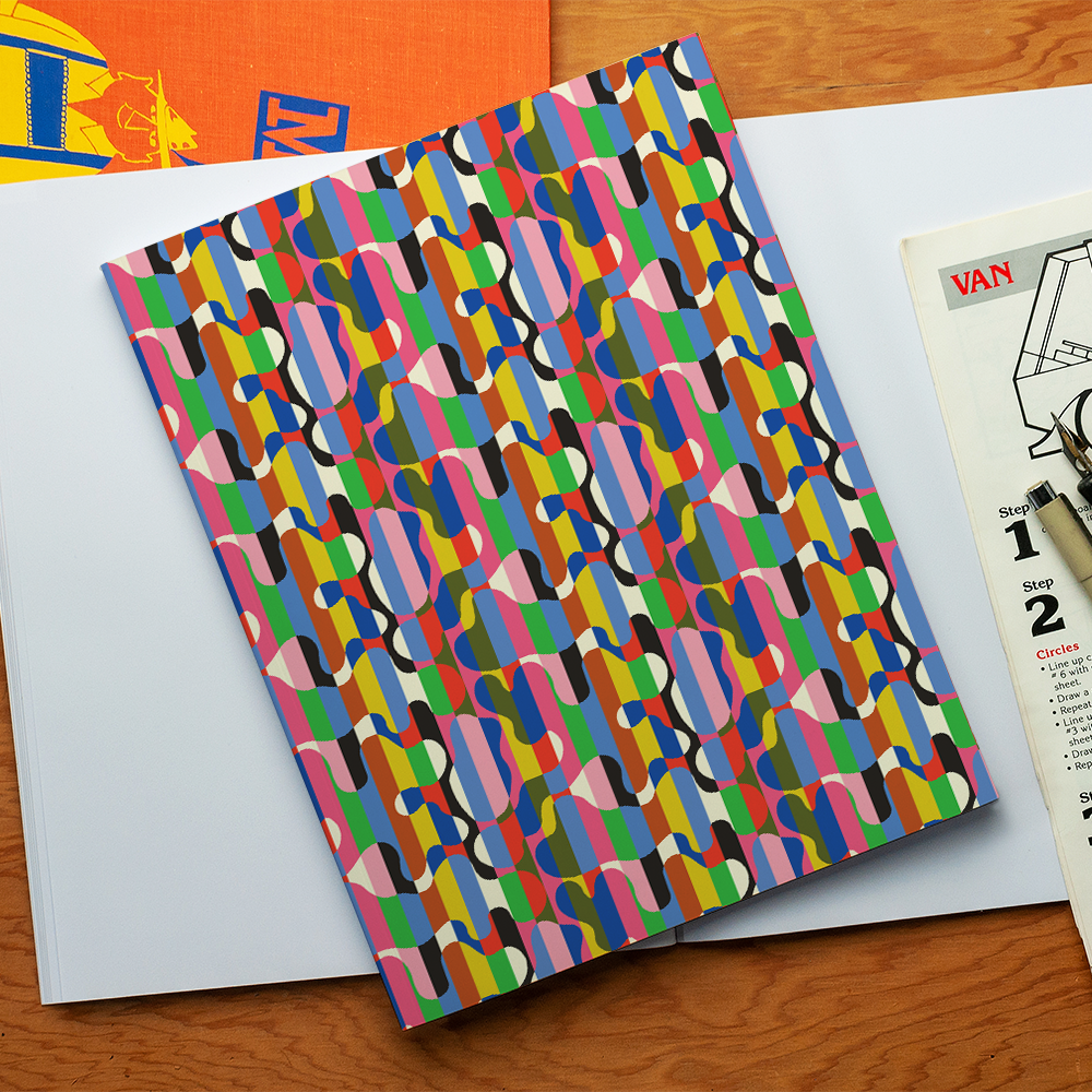 Deja Vu Large Layflat Notebook| Denik