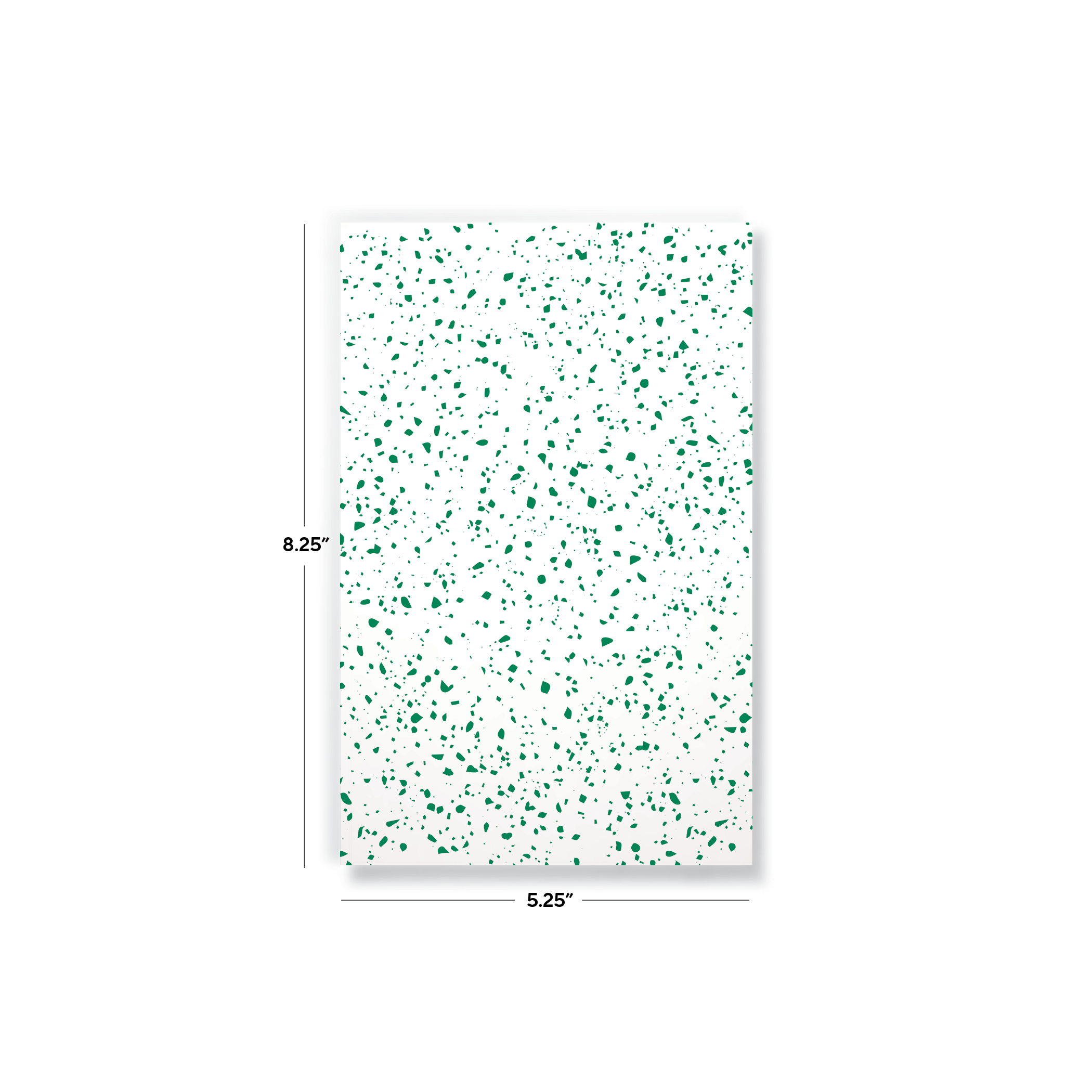 Green Speckle Classic Layflat Notebook | Speckle Collection | Denik