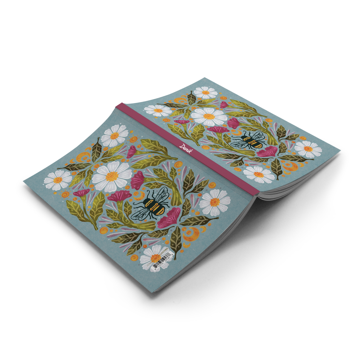 Honeybee Tea Classic Layflat Notebook | Denik