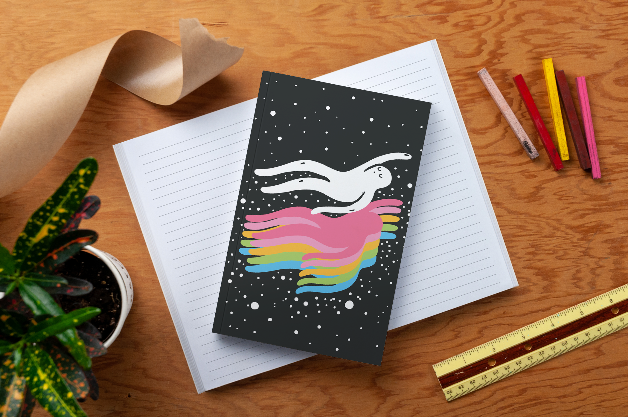 Star Stuff Classic Layflat Notebook | Denik