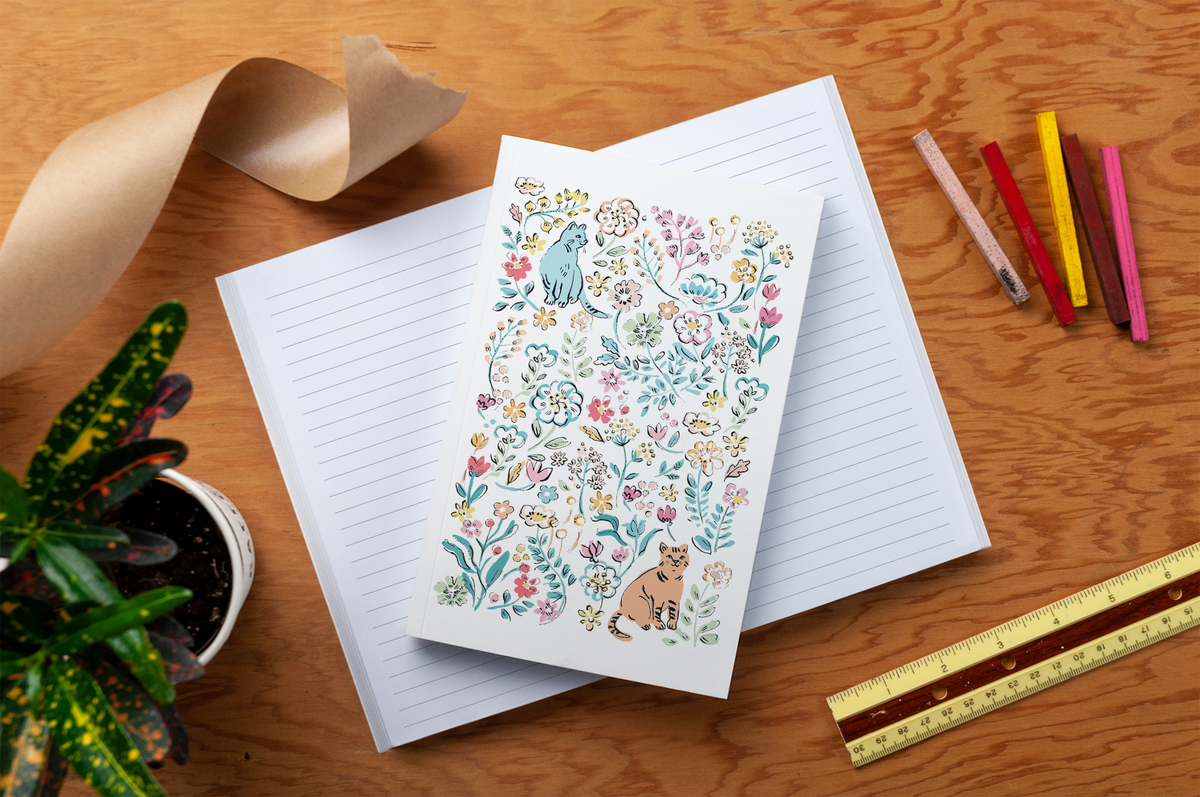 Garden Cats Notebook | Denik