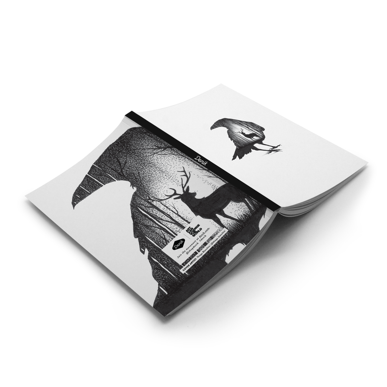 Deer & Raven Notebook | Denik