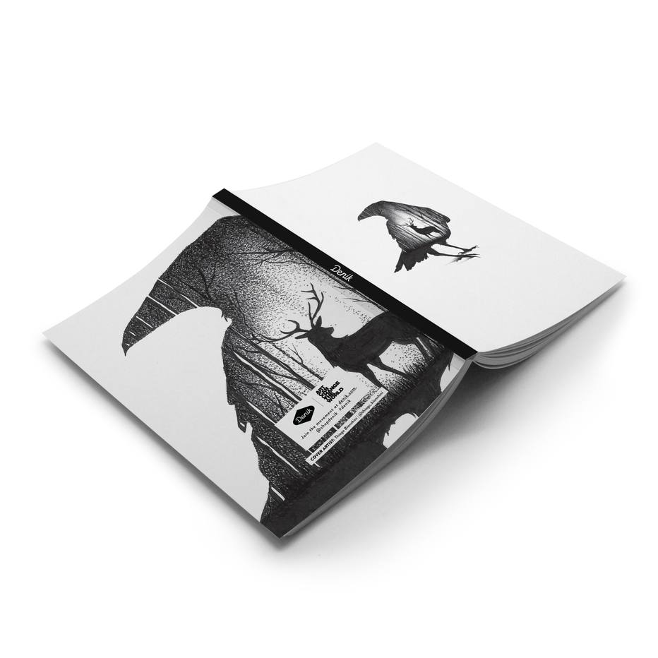 Deer & Raven Notebook | Denik