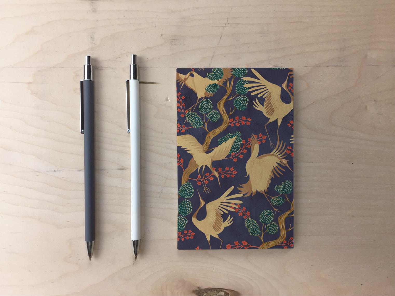 Cranes Pocket Notebook | Denik