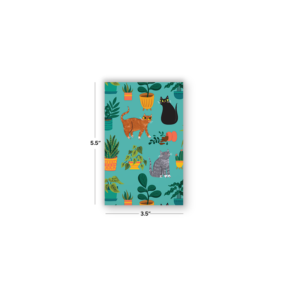 Plant Kitties Pocket Notebook Denik plant-kitties-pocket-notebook-denik