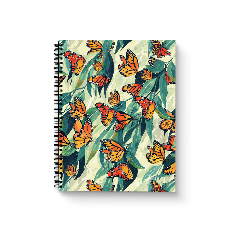 The Monarch Medium Wire-O Spiral Notebook | Denik