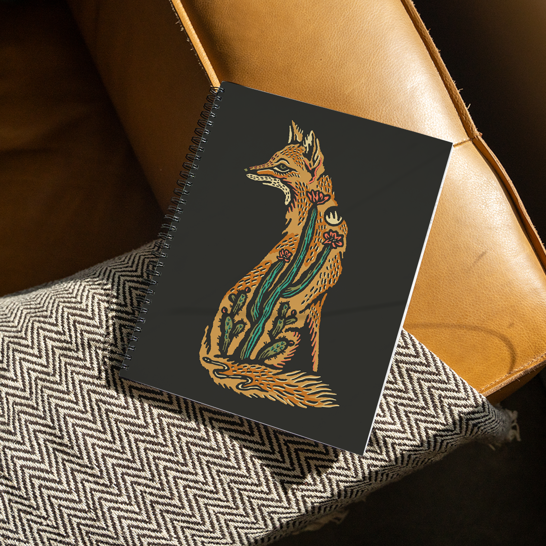 Coyote Mirage Medium Wire-O Spiral Notebook | Denik